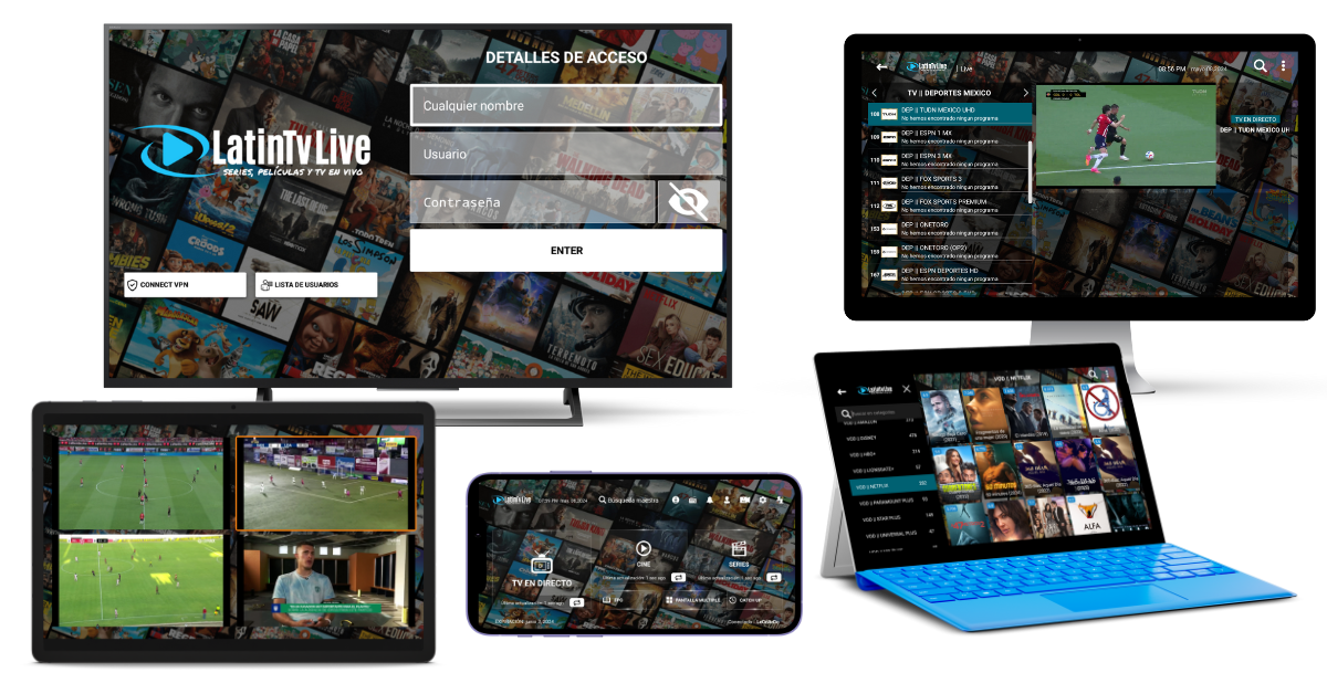 LatinTV – Accede a TV en vivo, películas y series ilimitadas